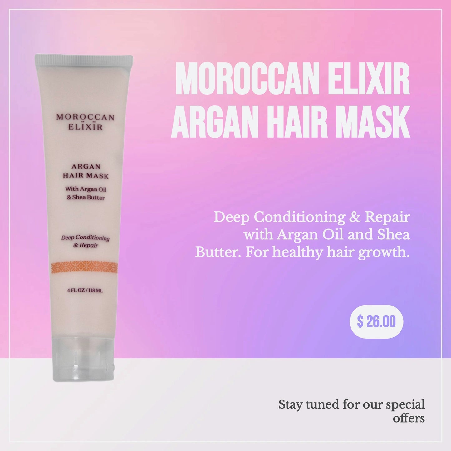 Argan Oil Hair Mask – Moroccan Elixir